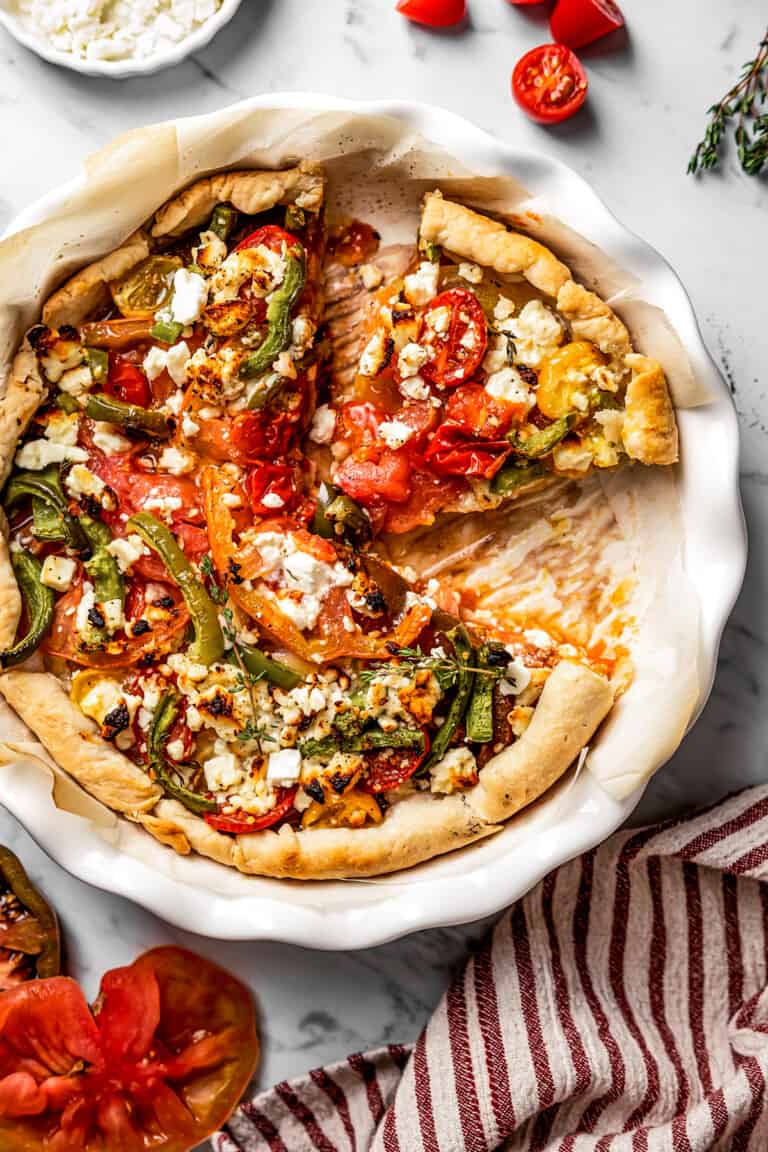 Easy Tomato Tart | Diethood