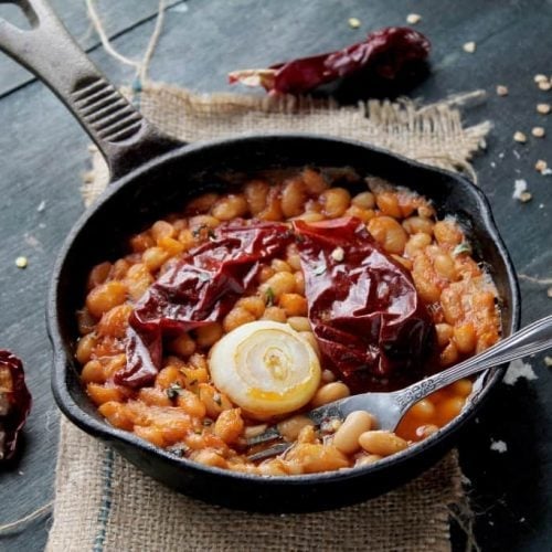 Authentic Macedonian Style Baked Beans {Tavce Gravce} | Diethood