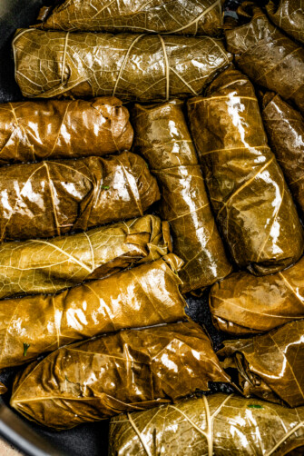 Vegetarian Stuffed Grape Leaves | Diethood