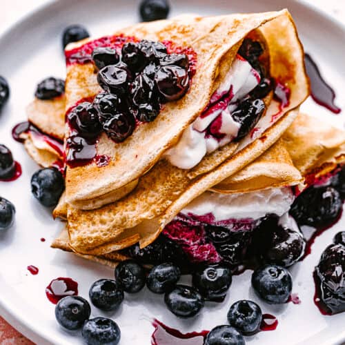 Blueberry Crepes | Diethood