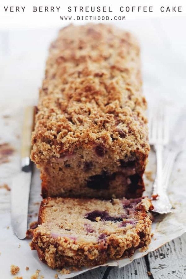Berry Streusel Coffee Cake Recipe | Blueberry Coffee Cake Recipe
