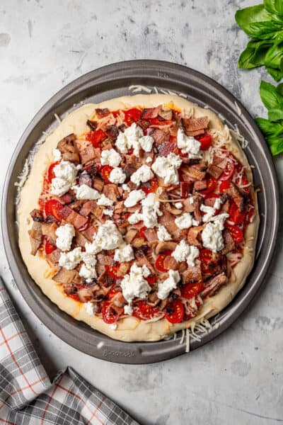 Goat Cheese Pizza Recipe | Diethood