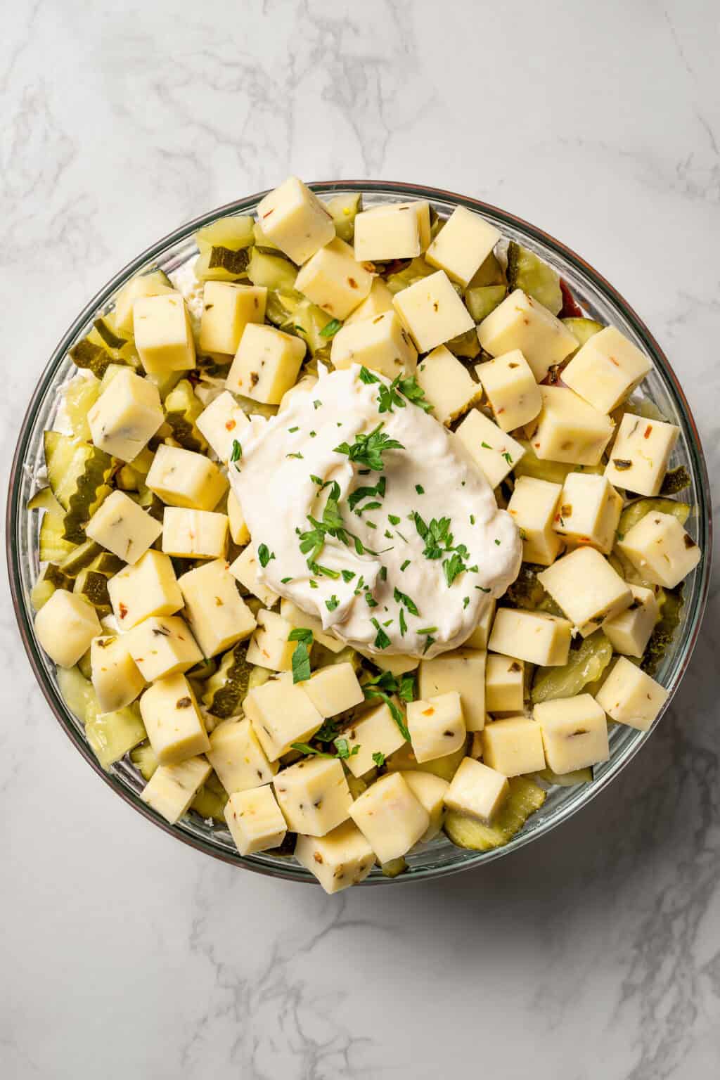 Russian Salad Recipe (Olivier Salad)