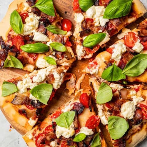 Goat Cheese Pizza Recipe | Diethood