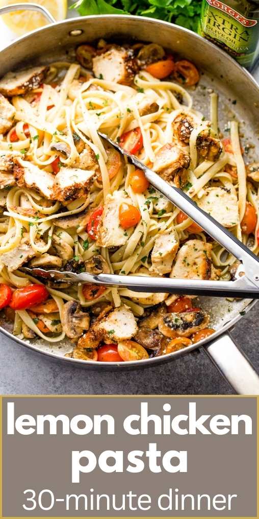 Lemon Chicken Pasta Recipe | Diethood