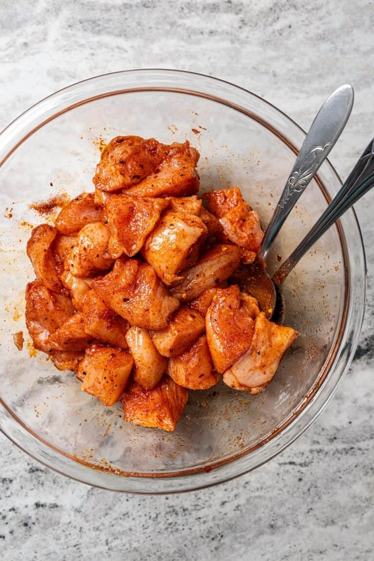 Air Fryer Chicken Bites | Diethood