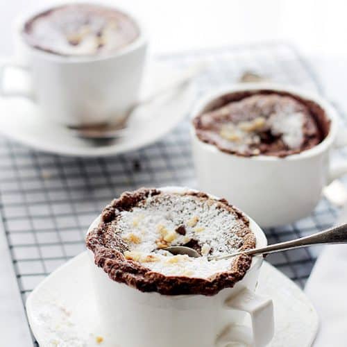 Boozy Hazelnut Chocolate Souffle Recipe | Diethood