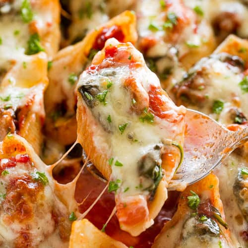 Stuffed Shells With Spinach | Diethood