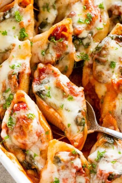 Stuffed Shells With Spinach | Diethood