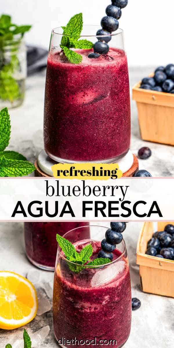 Blueberry Agua Fresca Recipe | How To Make Agua Fresca - For Your Healh ...
