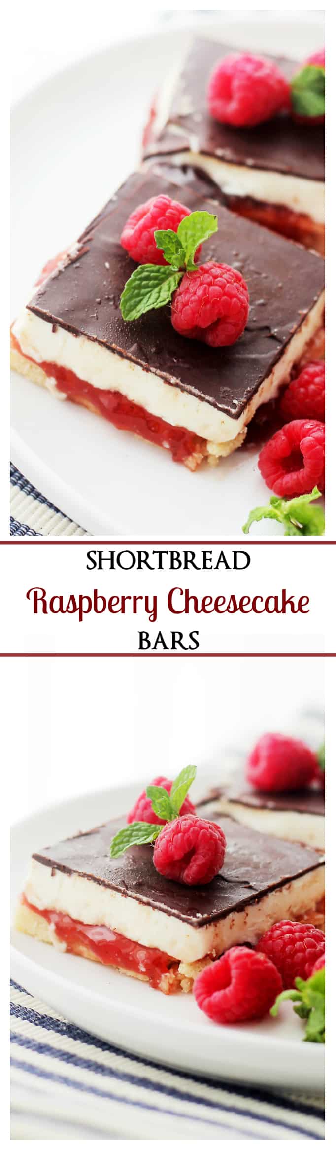 Decadent Shortbread Raspberry Cheesecake Bars Recipe | Diethood