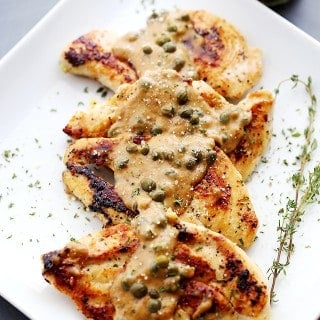 Creamy Lemon Chicken Piccata (30 Minute Dinner!)