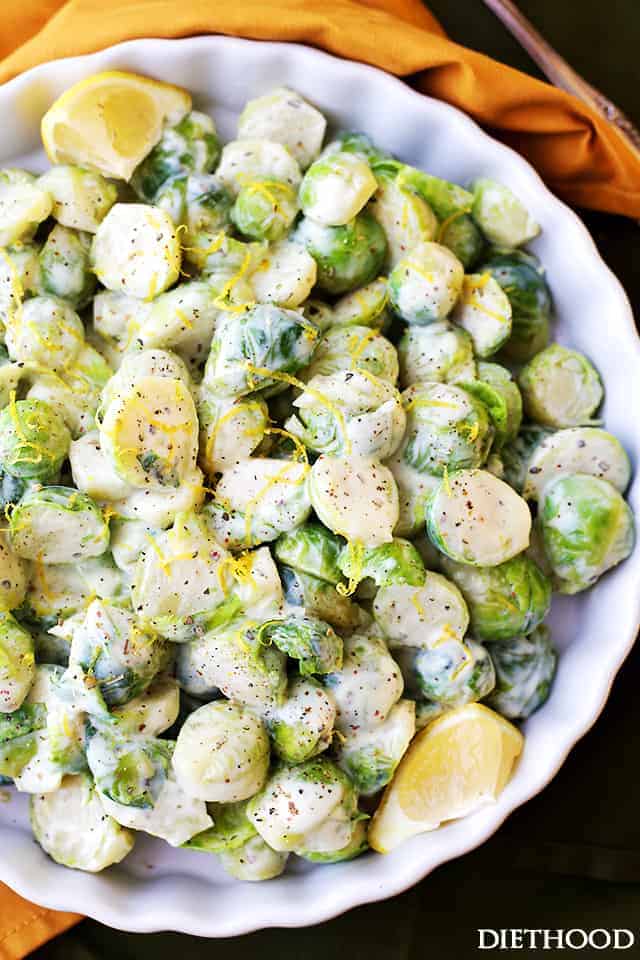 Creamy Dijon Brussels Sprouts Recipe Thanksgiving Side Dish Recipe Creamy Dijon Brussels Sprouts Recipe Thanksgiving Side Dish Recipe