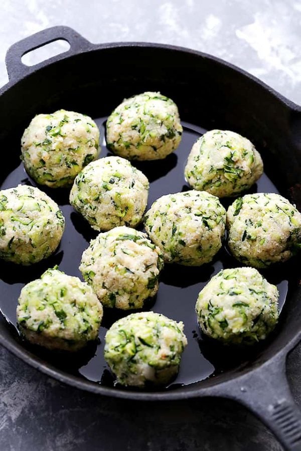 Vegetarian Zucchini Meatballs Recipe | Diethood