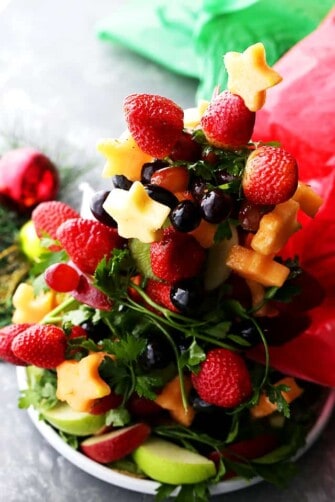Fruit Christmas Tree - Diethood