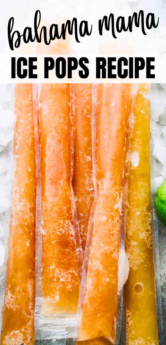 Bahama Mama Ice Pops | Homemade Popsicle Recipe