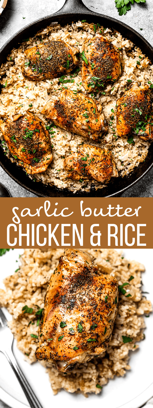 Garlic Butter Chicken And Rice | Diethood