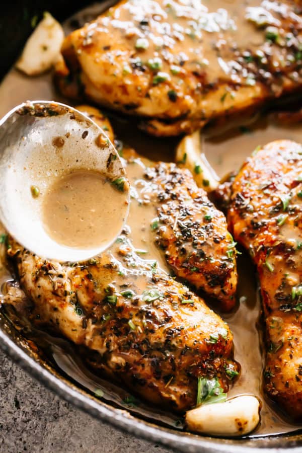 Creamy Garlic Sauce Chicken Recipe | Easy Chicken Breasts Dinner Idea