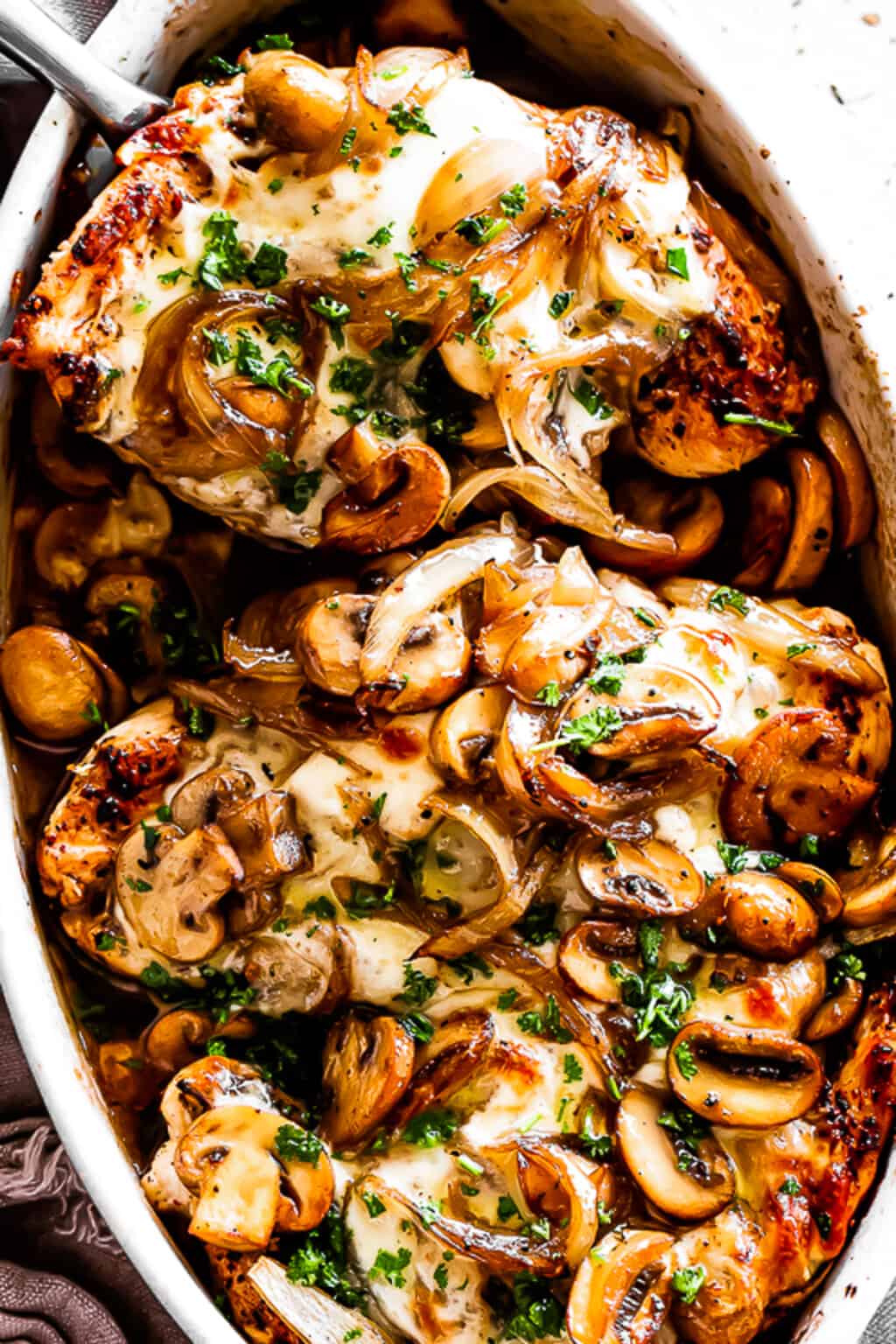 Baked Chicken with Mushrooms