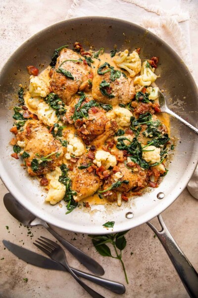 Creamy Chicken and Cauliflower | Diethood