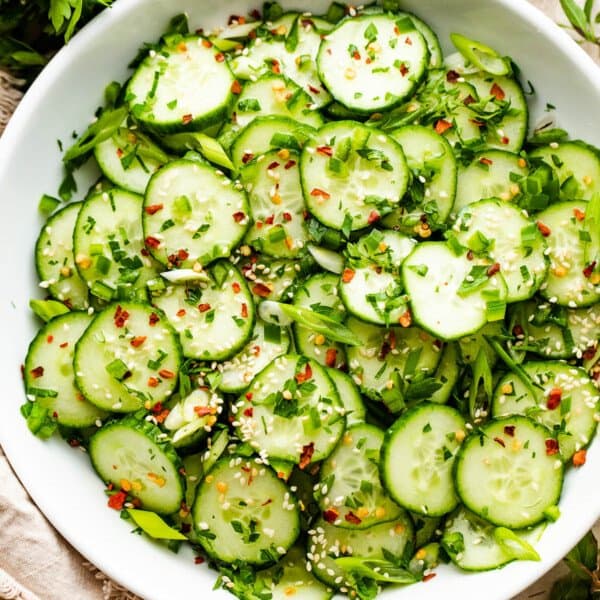 Sesame Cucumber Salad | Diethood