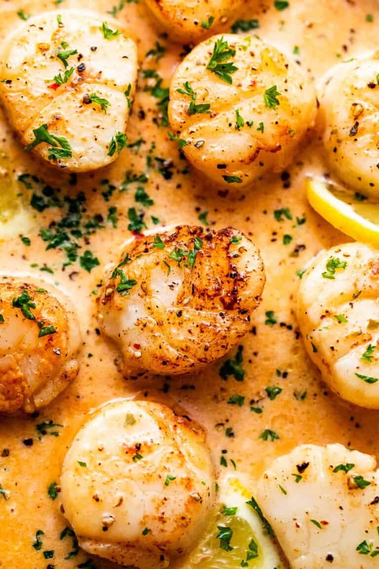 The Best Lemon Butter Scallops Recipe | Diethood