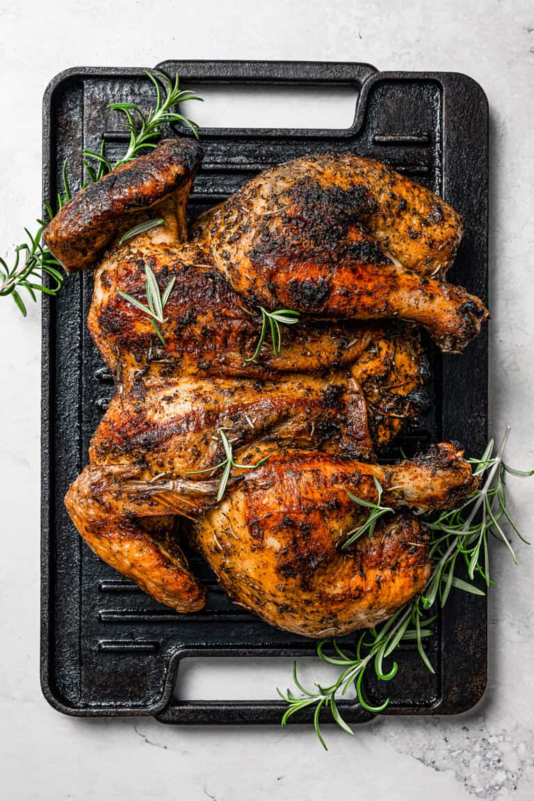Spatchcock Grilled Chicken