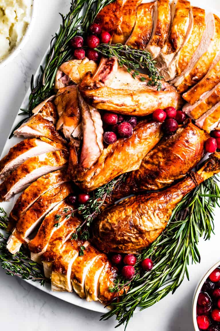 Juicy Oven Roasted Turkey for Thanksgiving | Diethood