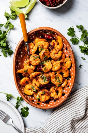 Camarones al Ajillo - Garlic Shrimp | Diethood