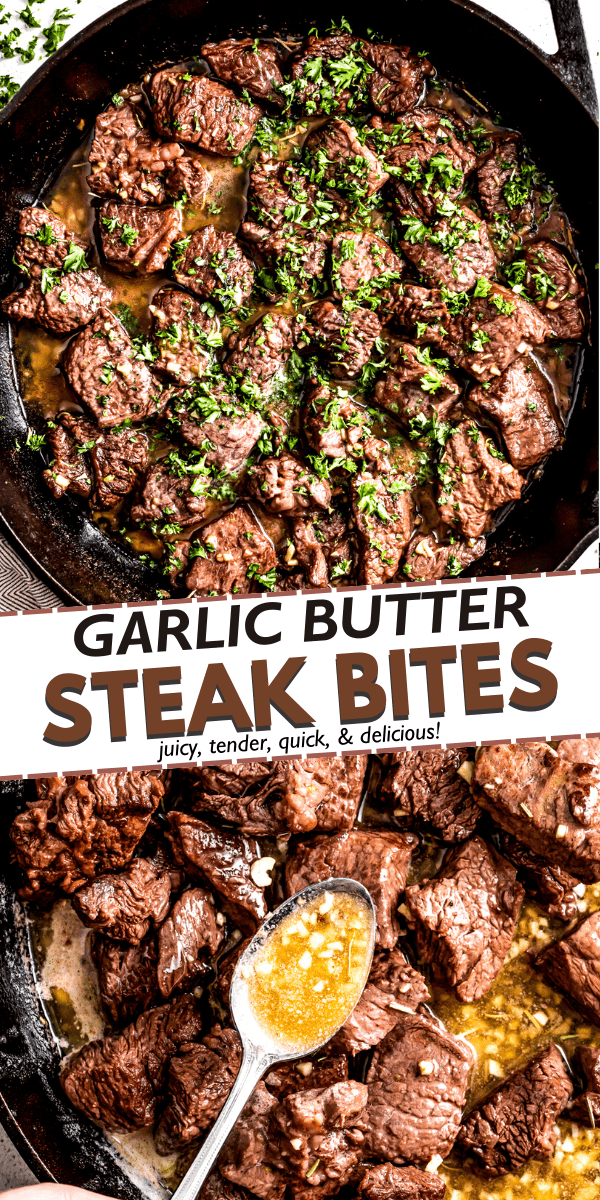 Garlic Butter Steak Bites Recipe | Diethood