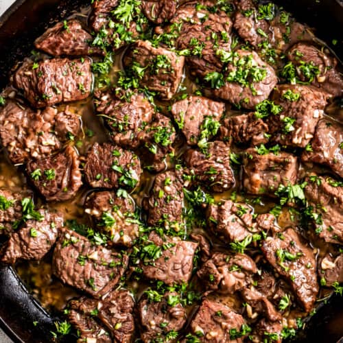 Garlic Butter Steak Bites Recipe | Diethood