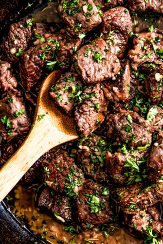 Garlic Butter Steak Bites Recipe | Diethood