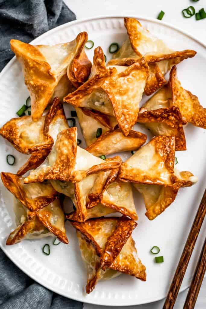 Air Fryer Crab Rangoon | Diethood