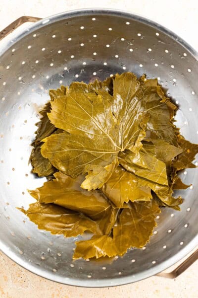 Vegetarian Stuffed Grape Leaves | Diethood