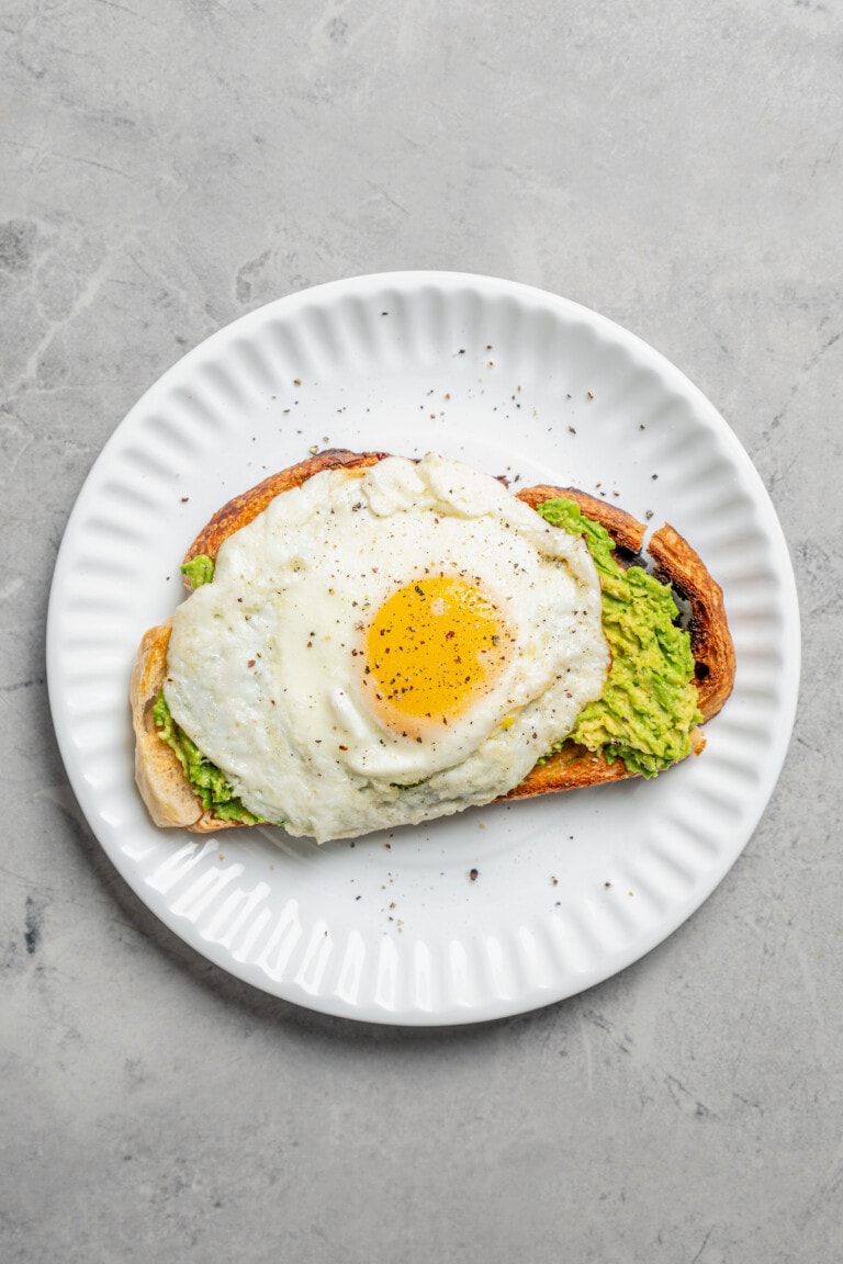 Avocado Toast Recipe with Sunny Side Up Egg | Diethood