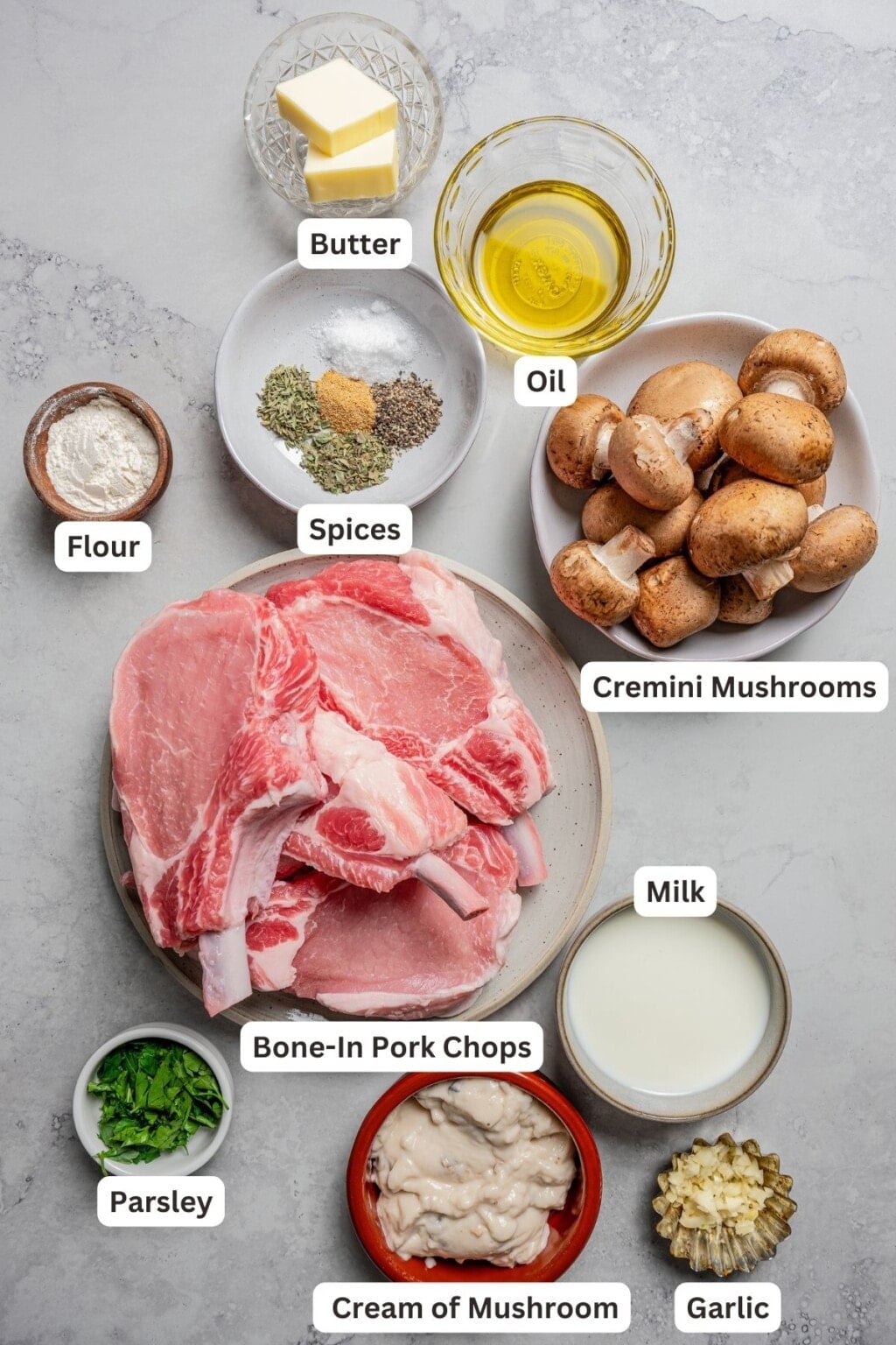 Cream of Mushroom Pork Chops