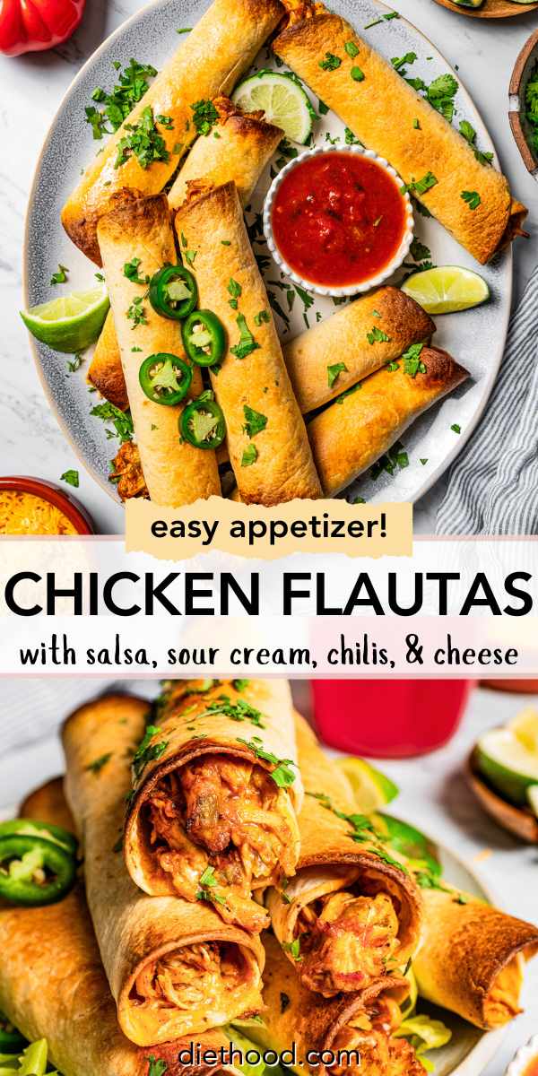 Chicken Flautas | Diethood