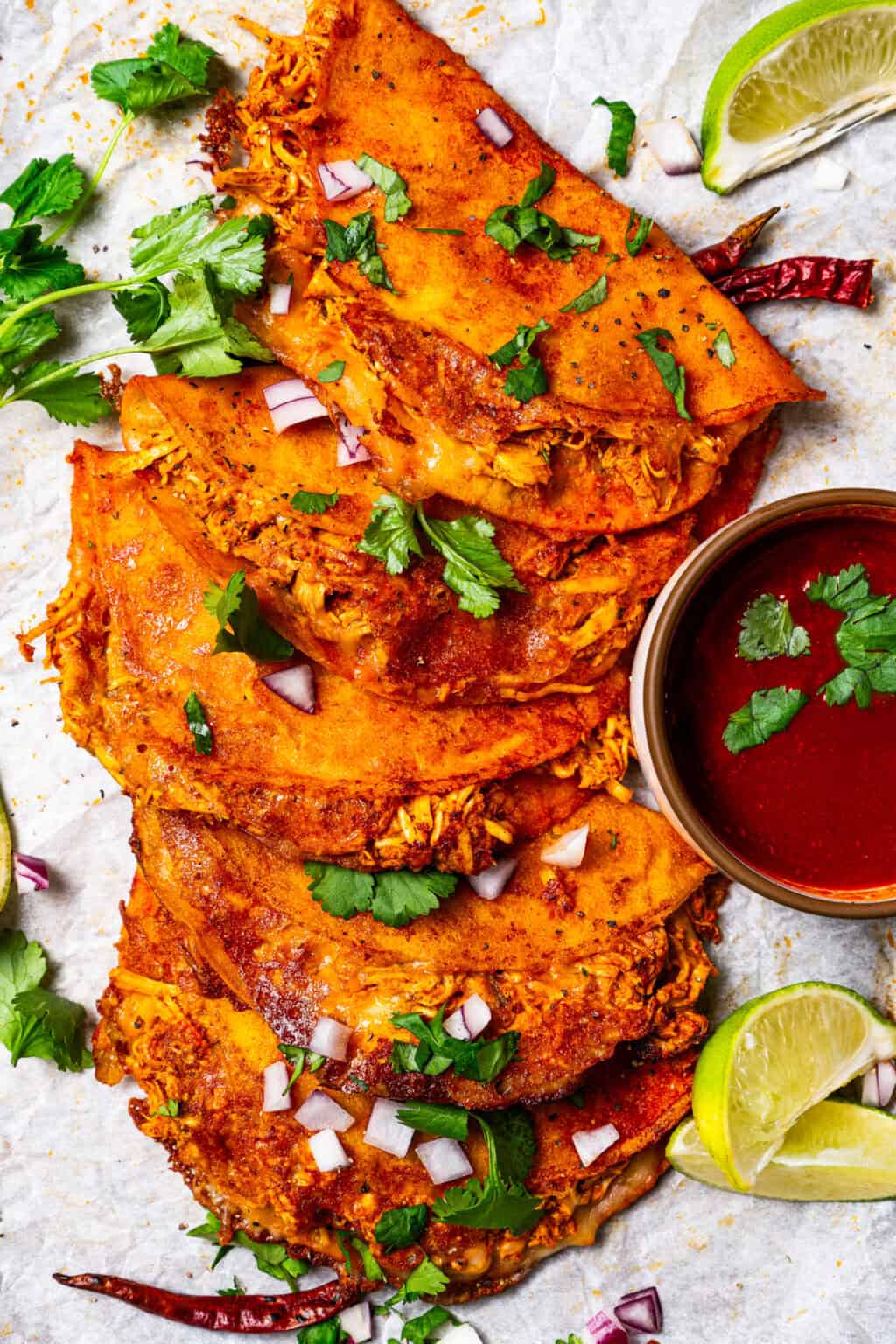 Chicken Birria Tacos