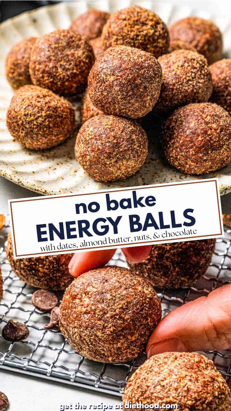 No Bake Energy Balls | Diethood