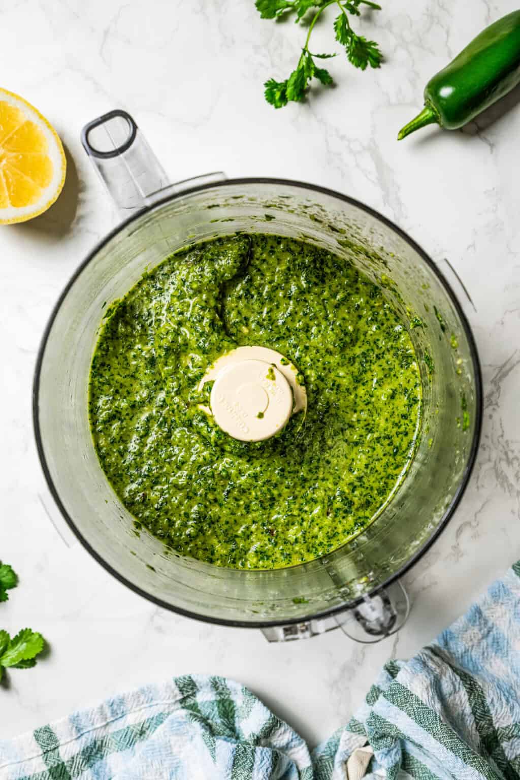 Homemade Zhoug Sauce (Spicy Cilantro Sauce) | Diethood