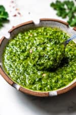 Homemade Zhoug Sauce (Spicy Cilantro Sauce) | Diethood