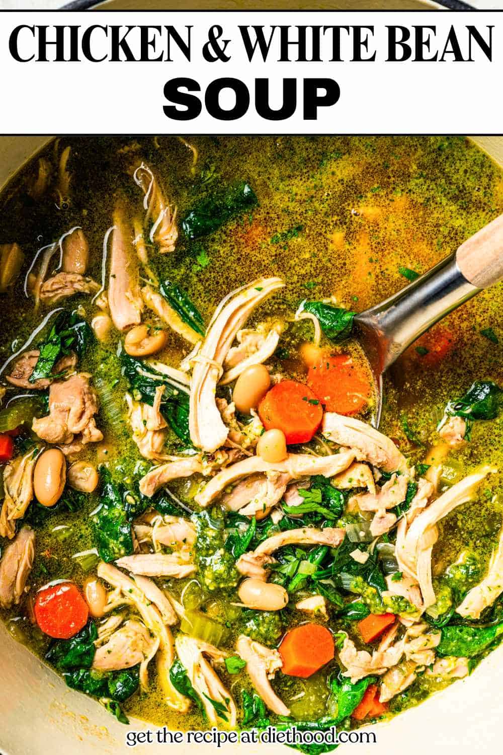 Hen and White Bean Soup - The Love Bud