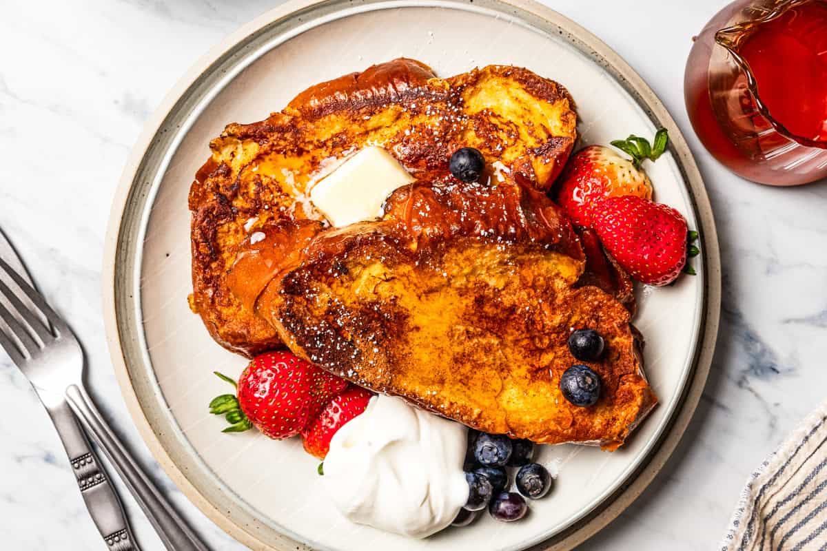 Challah French Toast Recipe | Diethood