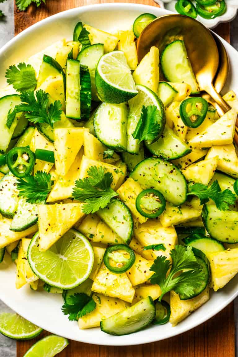Pineapple Cucumber Salad Recipe | Diethood
